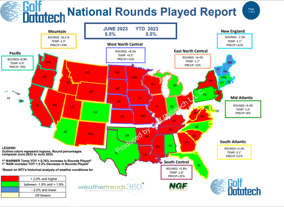 Golf Datatech January 2024 Rounds Report JJKeegan Golf Datatech January 2024 Rounds Report JJKeegan